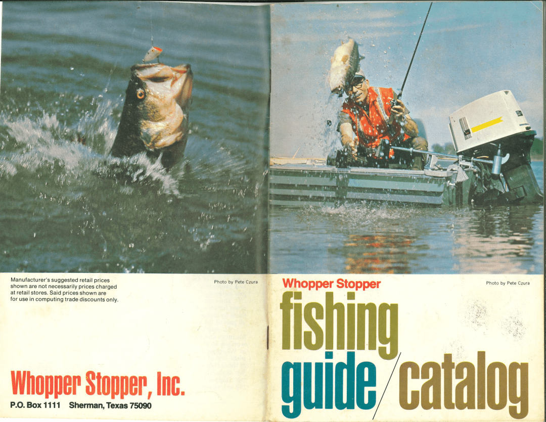 Whopper Stopper Circa 1970 - Bass Fishing Archives Bass Tackle Catalogs