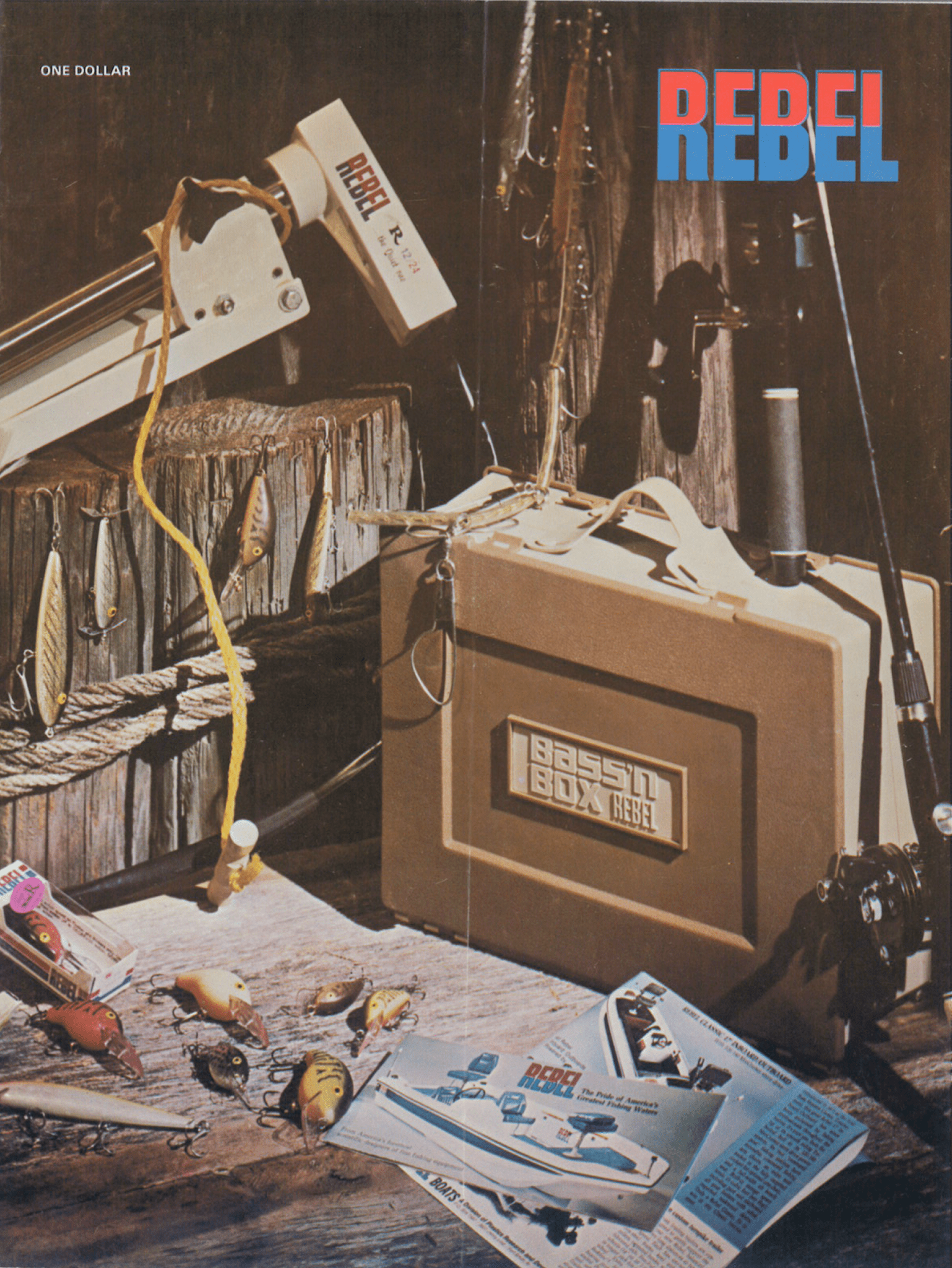Rebel Lures Catalog 1975/76 - Bass Fishing Archives Bass Tackle Catalogs