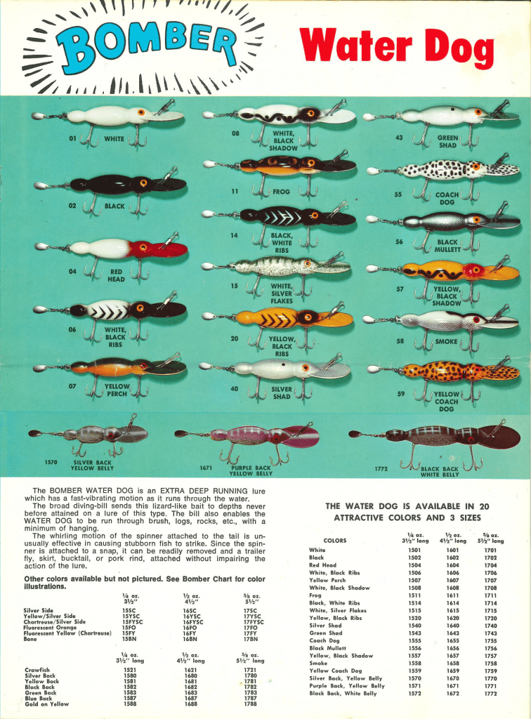 Bomber Baits 1975 Catalog - Bass Fishing Archives Bass Tackle Catalogs