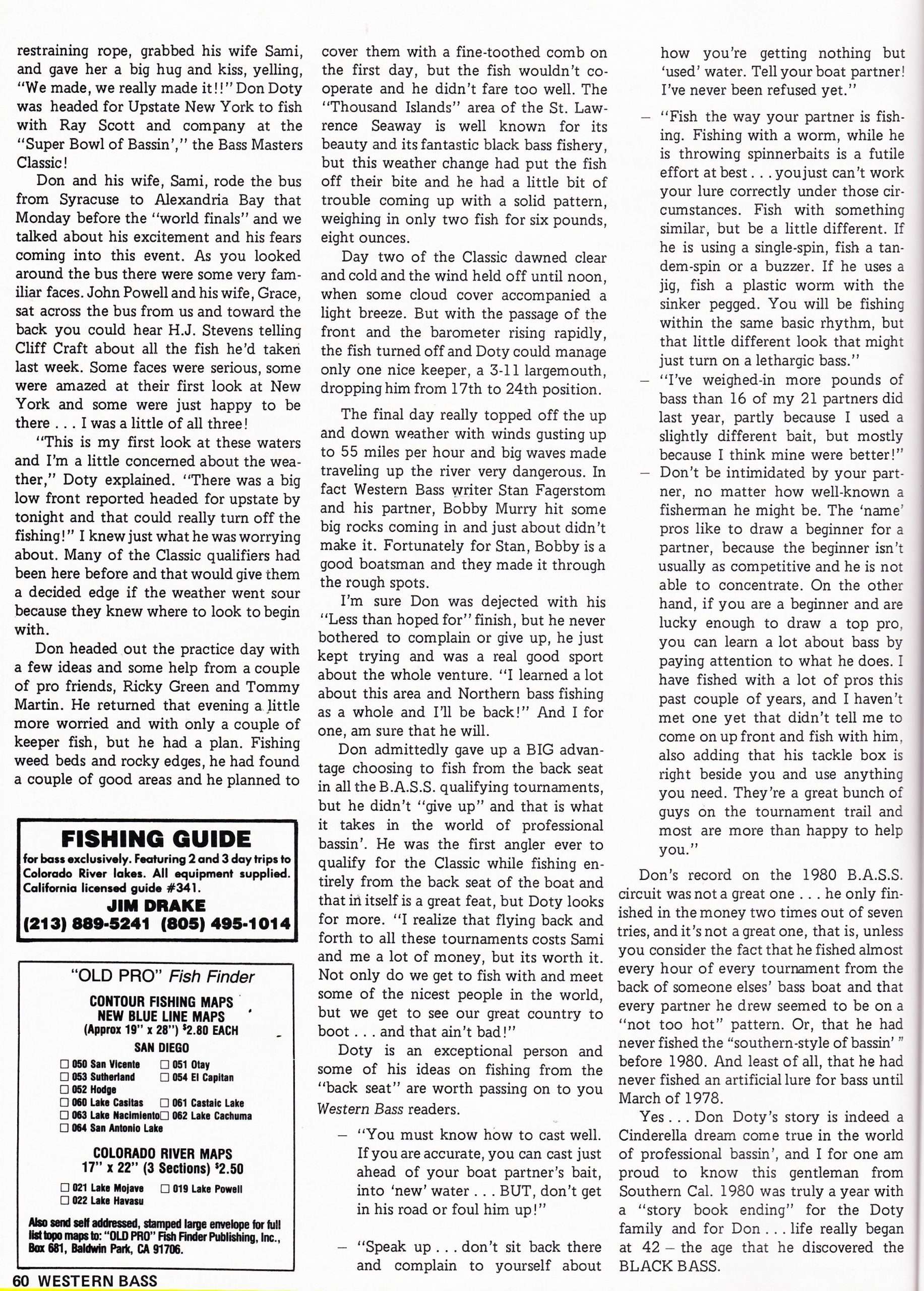 Don Doty Back Seat Classic Qualifier - Bass Fishing Archives B.A.S.S.