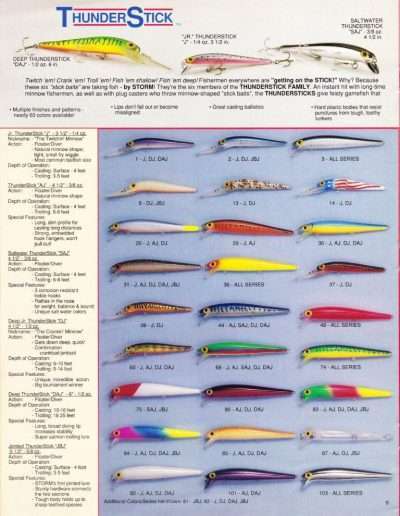 Storm Lures 1992 - Bass Fishing Archives Bass Tackle Catalogs