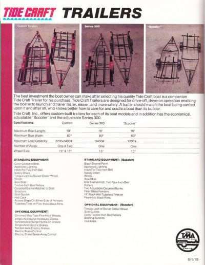 Tide Craft Catalog 1979 - Bass Fishing Archives Bass Boat Catalogs