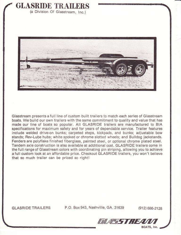 Glasstream Catalog 1985 - Bass Fishing Archives Bass Boat Catalogs