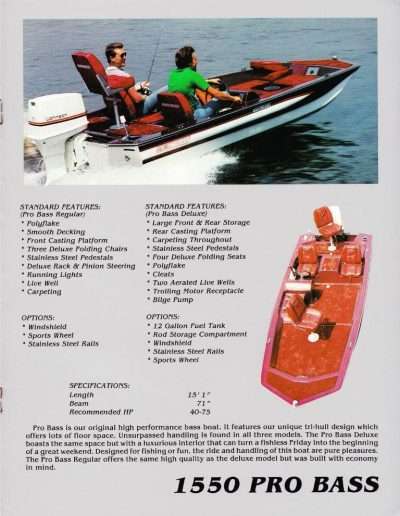 Glasstream Catalog 1985 - Bass Fishing Archives Bass Boat Catalogs