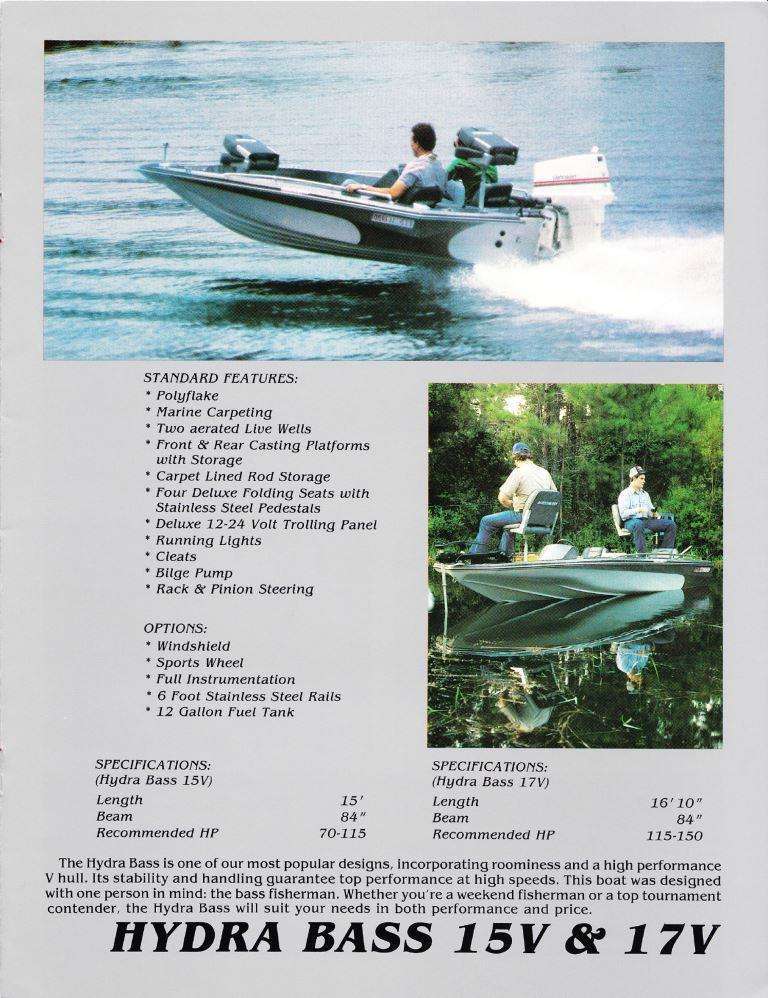 Glasstream Catalog 1985 - Bass Fishing Archives Bass Boat Catalogs