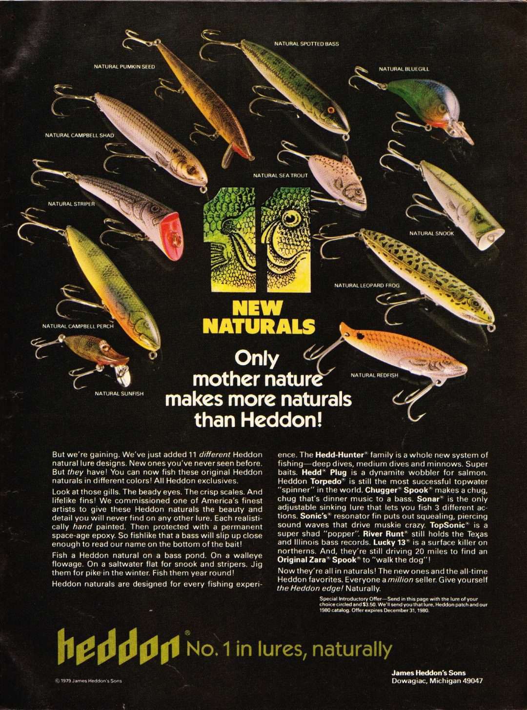 Heddon 1979 - Bass Fishing Archives Retro Ads