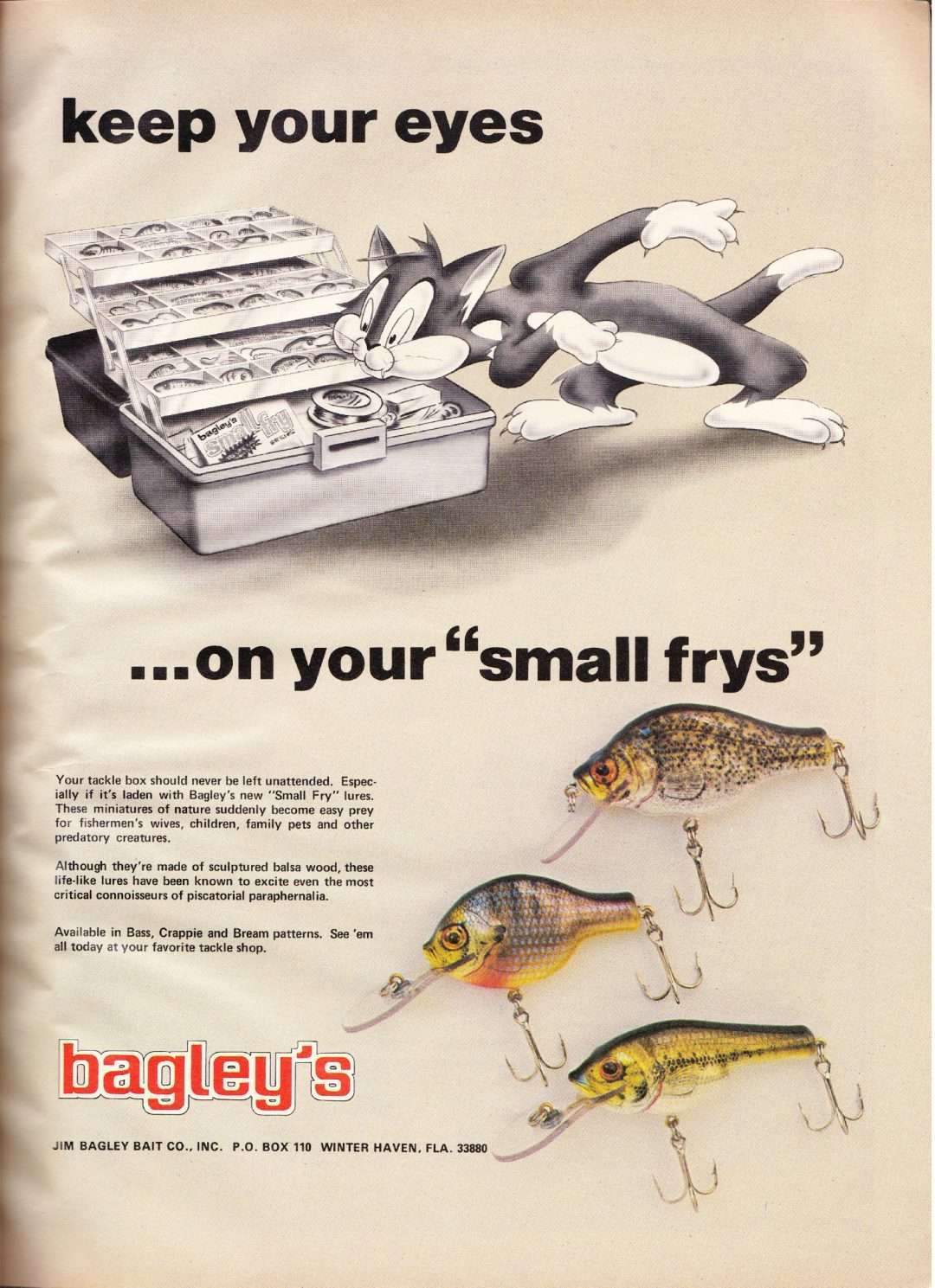 Bagley’s Small Fry 1979 - Bass Fishing Archives Tackle History