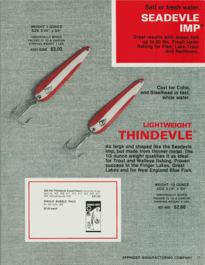 Eppinger Dardevle - Bass Fishing Archives Bass Tackle Catalogs