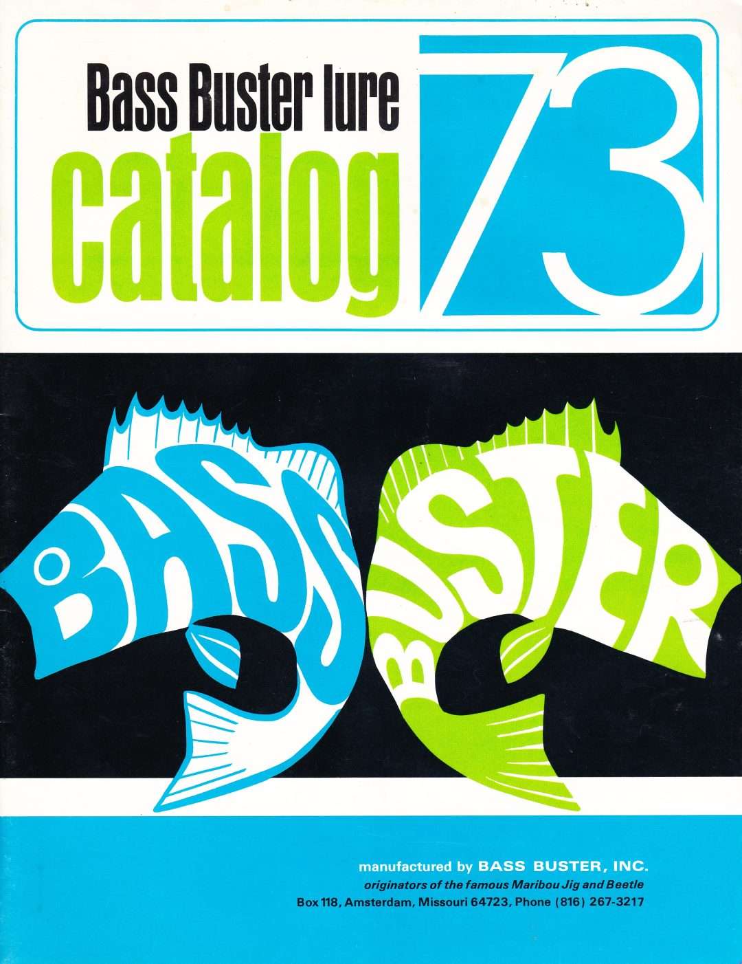 Bass Buster 1973 - Bass Fishing Archives Bass Tackle Catalogs
