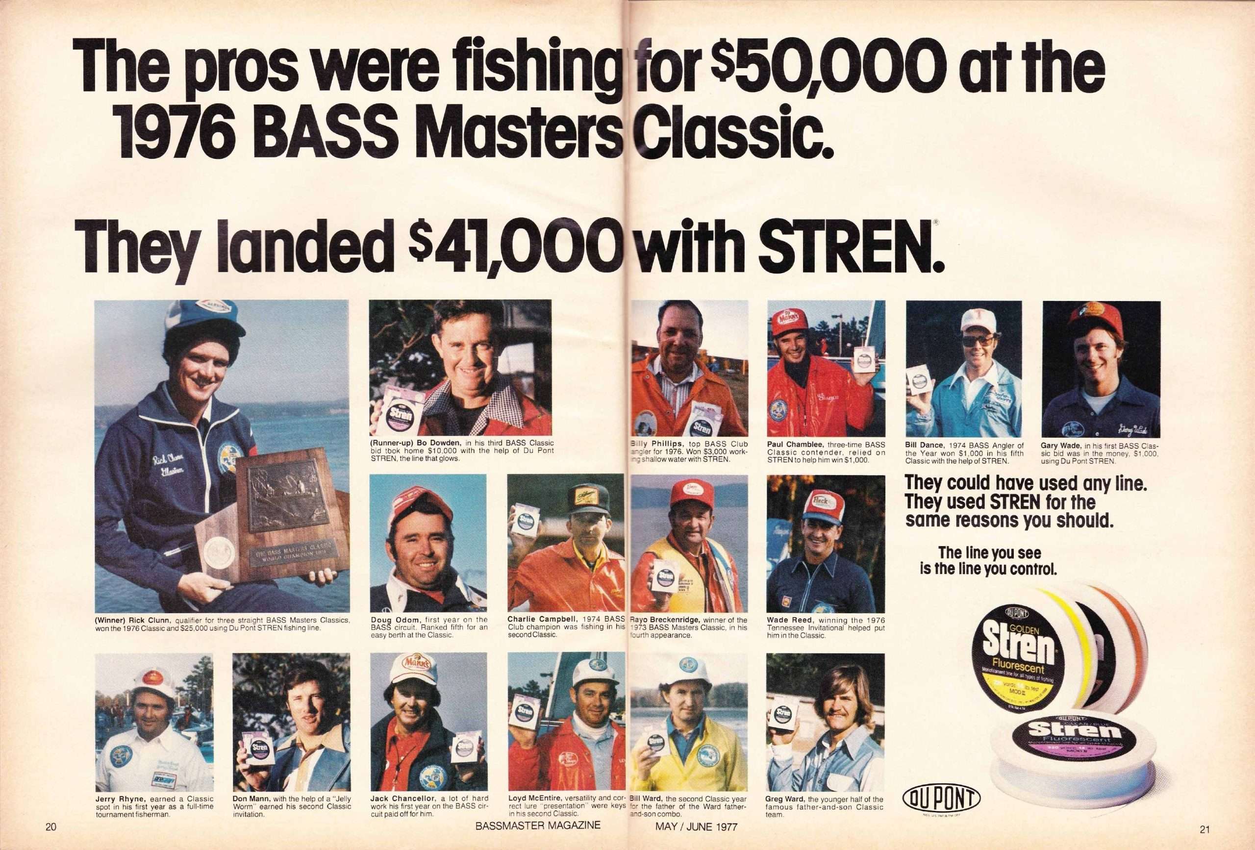 What's My Line - Bass Fishing Archives Retro Ads