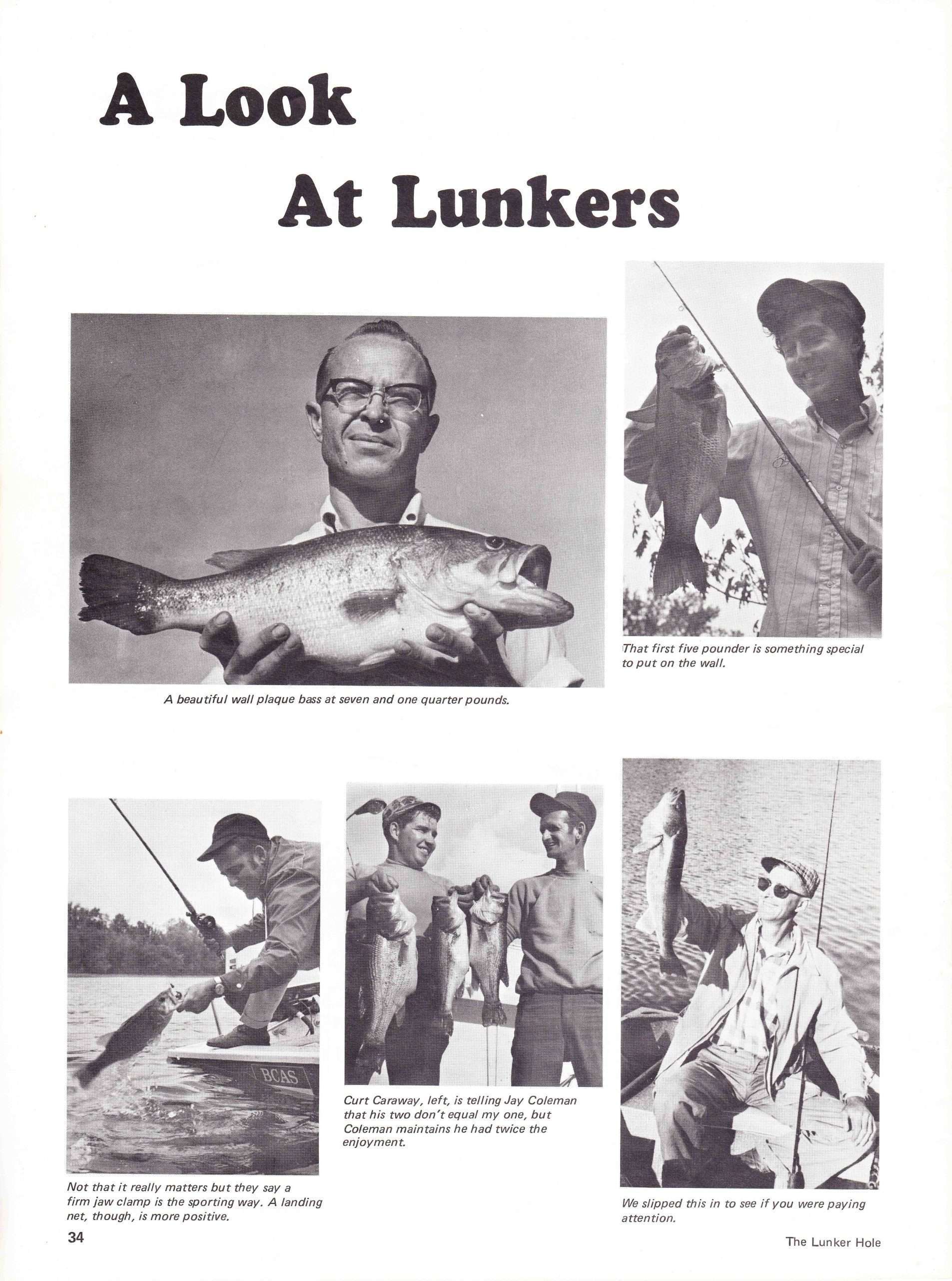The Lunker Hole Number 2 - Bass Fishing Archives
