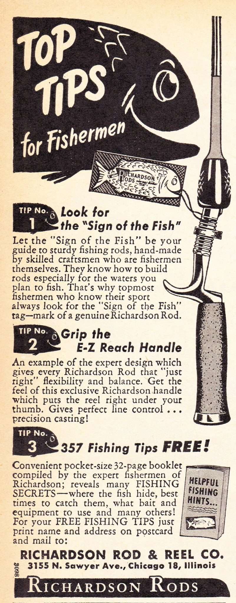 The Rods of 1949 - Bass Fishing Archives Retro Ads