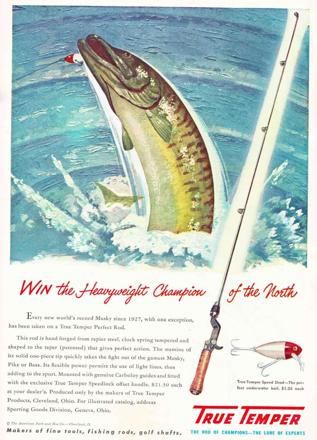 The Rods of 1949 - Bass Fishing Archives Retro Ads