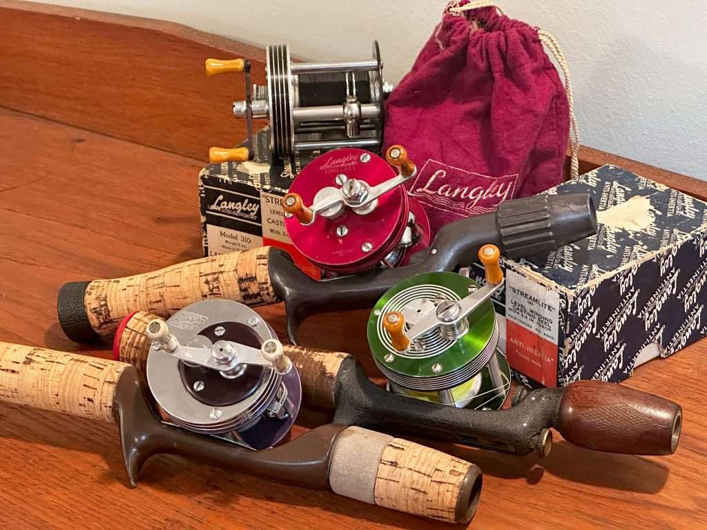Langley Baitcasting Reels - Bass Fishing Archives Tackle History