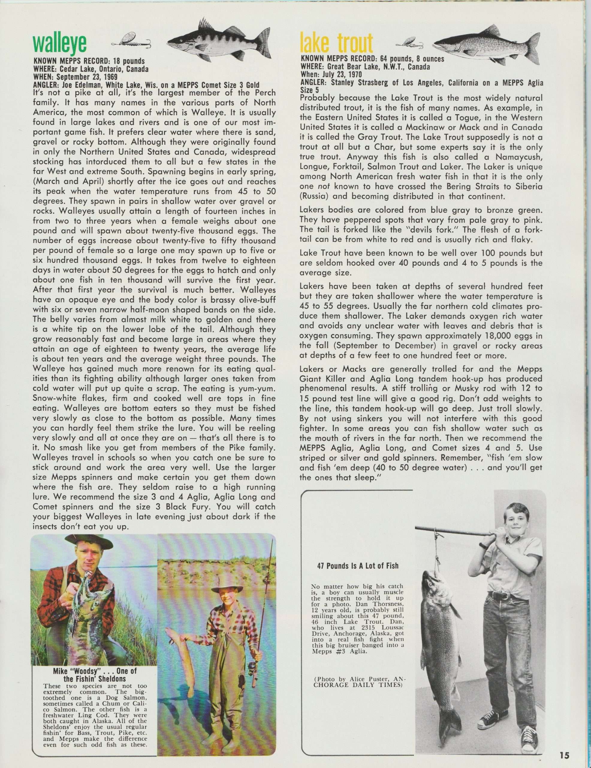 Mepps Catalog 1971-1972 - Bass Fishing Archives Tackle History