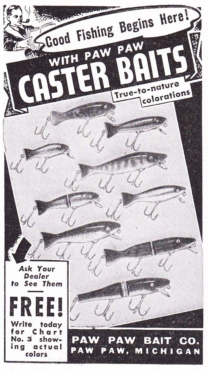 Bass Lures 1940 - Bass Fishing Archives Retro Ads