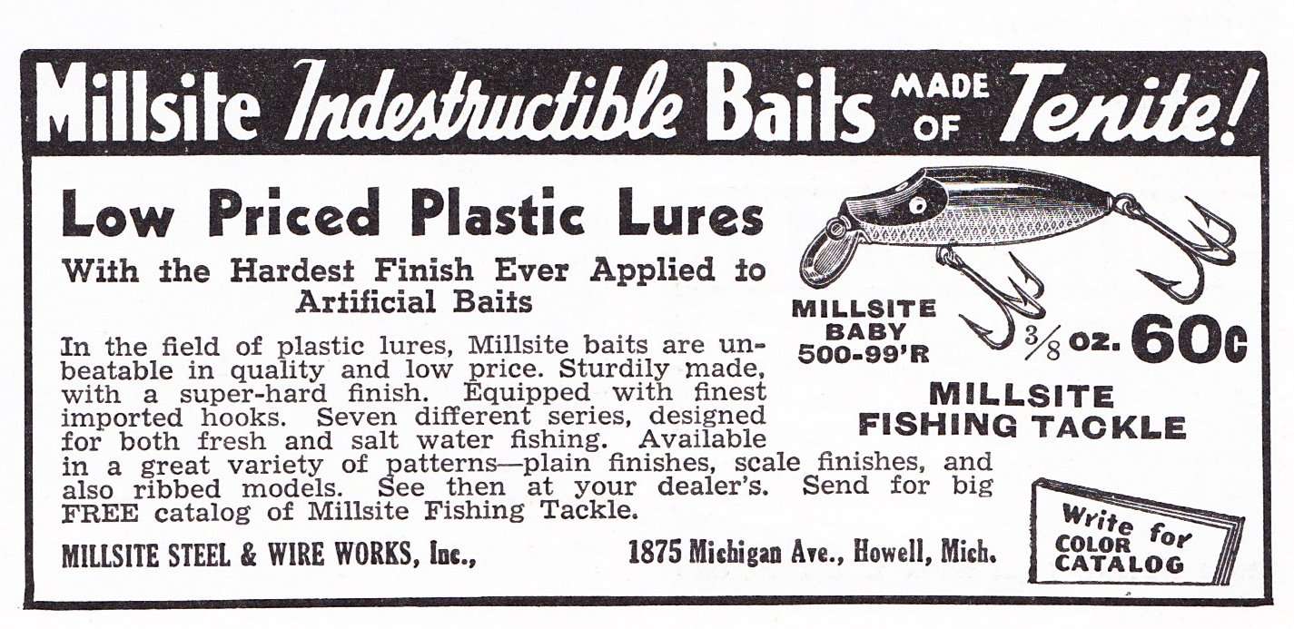 Bass Lures 1940 - Bass Fishing Archives Retro Ads