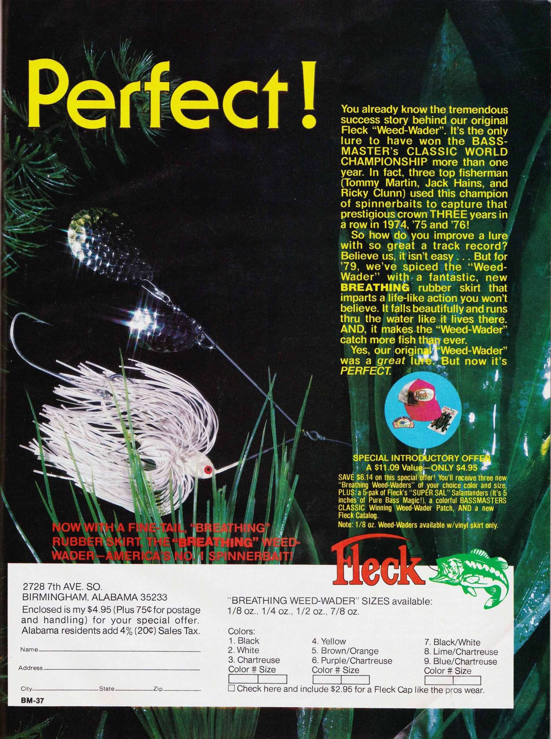 Fleck Products 1980 - Bass Fishing Archives Retro Ads