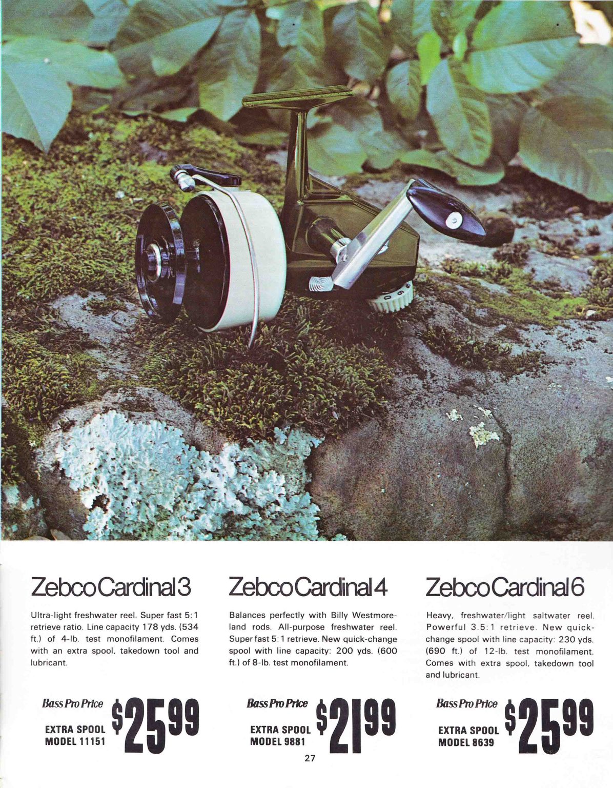 The Cardinal 1976 - Bass Fishing Archives Retro Ads