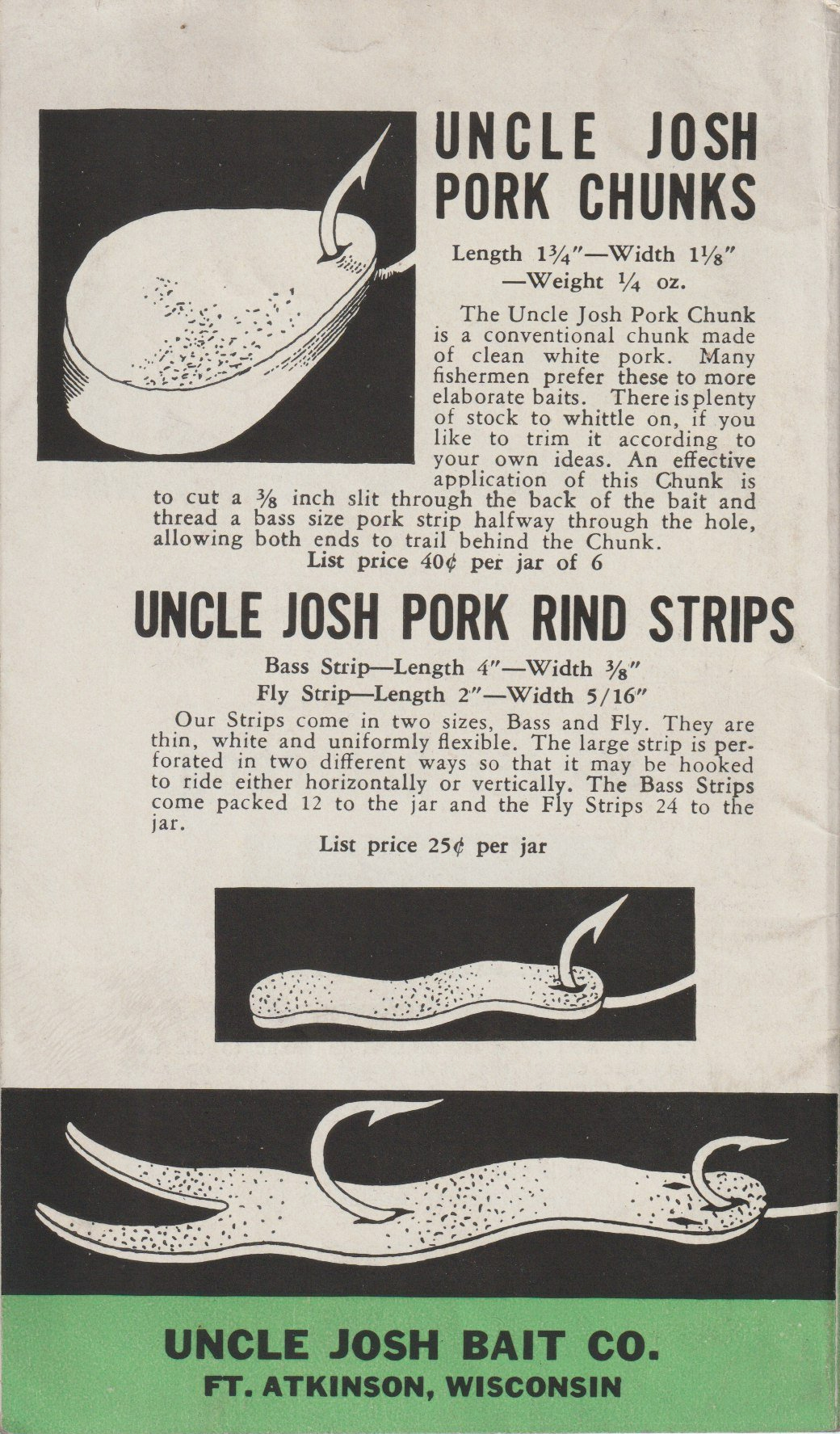 Cal Johnson Writes for Uncle Josh - Bass Fishing Archives The Writers