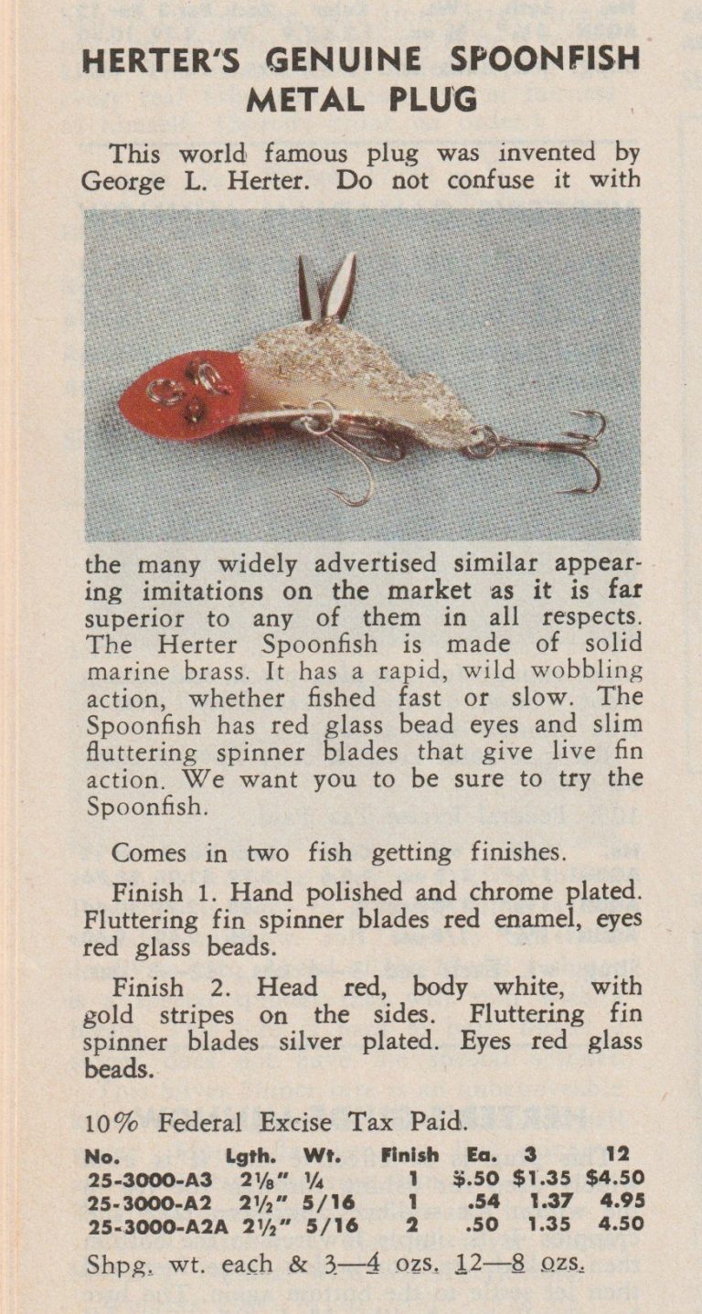 Herter's Retail Giant - Part I - Bass Fishing Archives Tackle History
