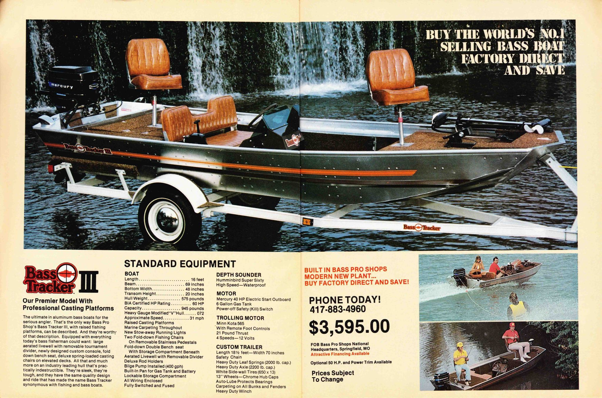 1980 Bass Trackers - Bass Fishing Archives Bass Boat Catalogs