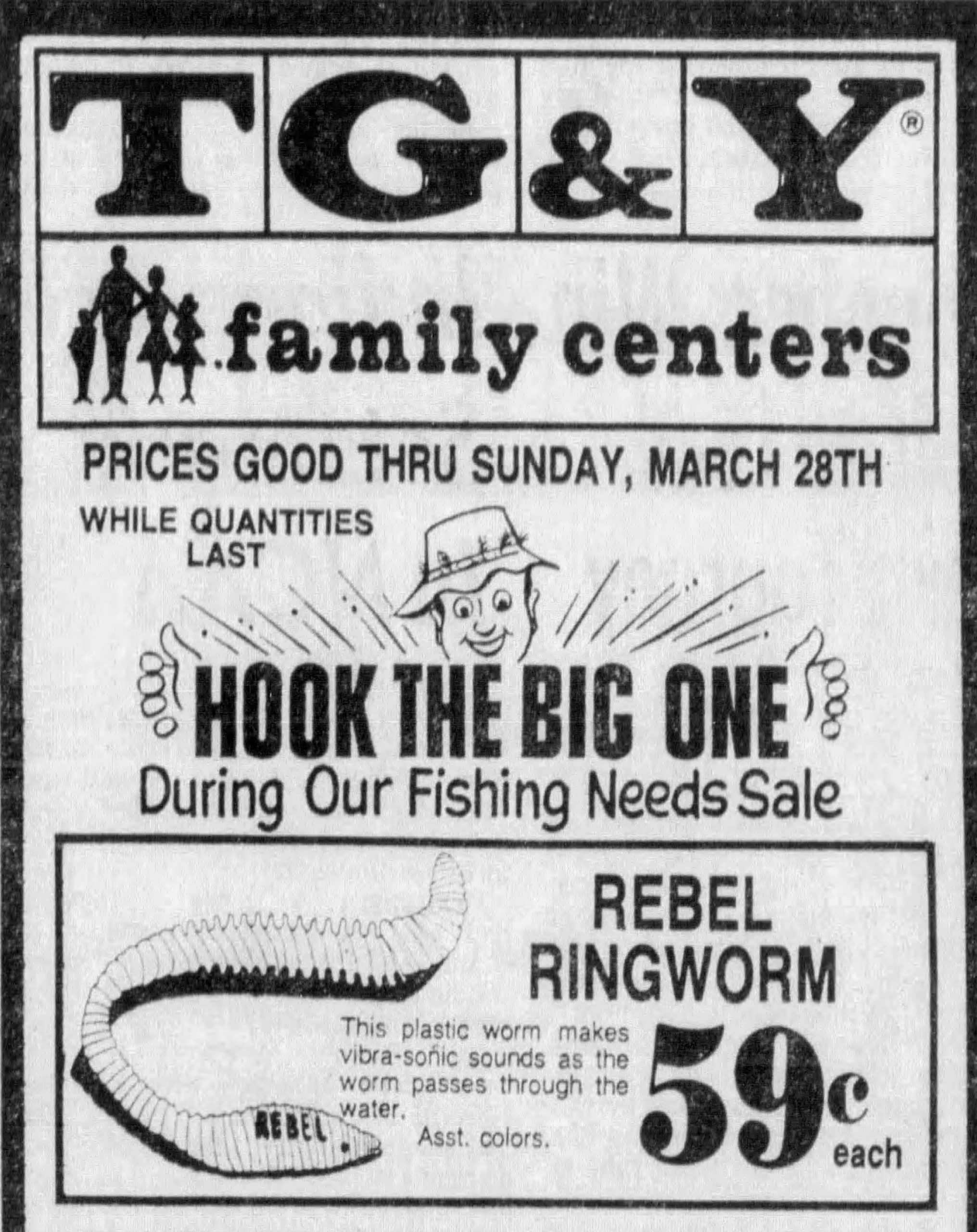 Breathing Worm or Ringworm - Bass Fishing Archives Tackle History