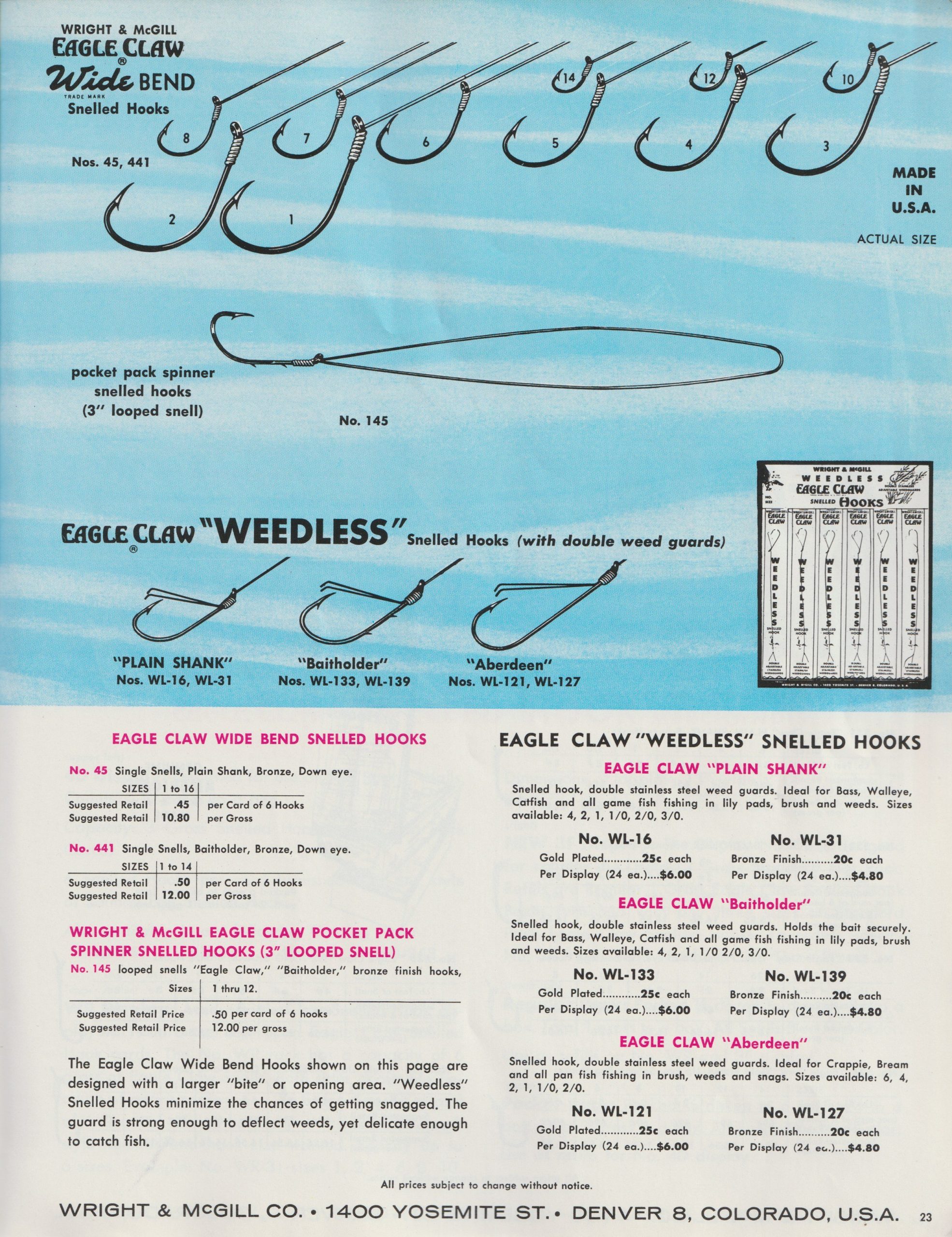 Wright & McGill Catalog 1962 - Bass Fishing Archives Bass Tackle Catalogs