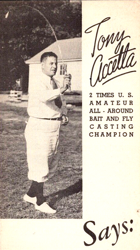 Accetta Jigolet Popper 1940s - Bass Fishing Archives Retro Ads