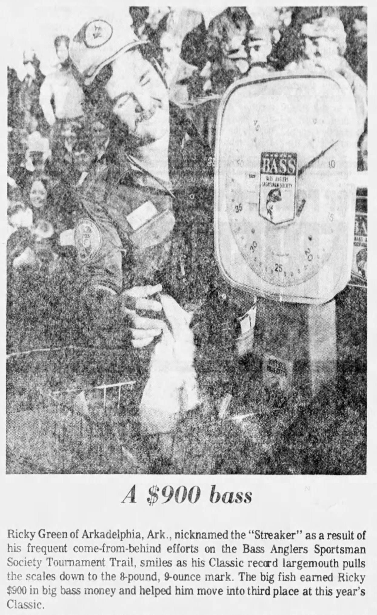 BASS Masters Classic 1976 - Bass Fishing Archives B.A.S.S.