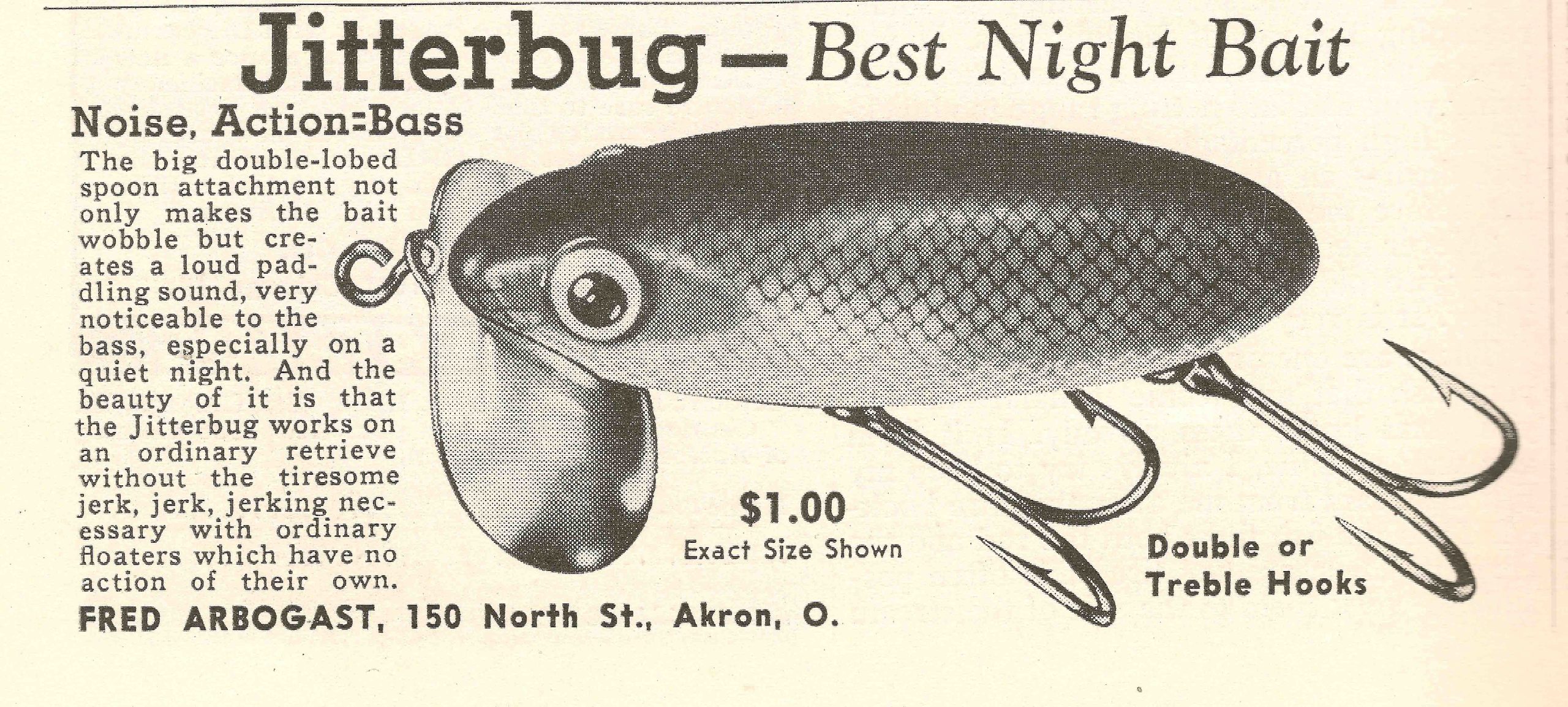 The Jitterbug and Night Fishing - Bass Fishing Archives Sunday Sonnett