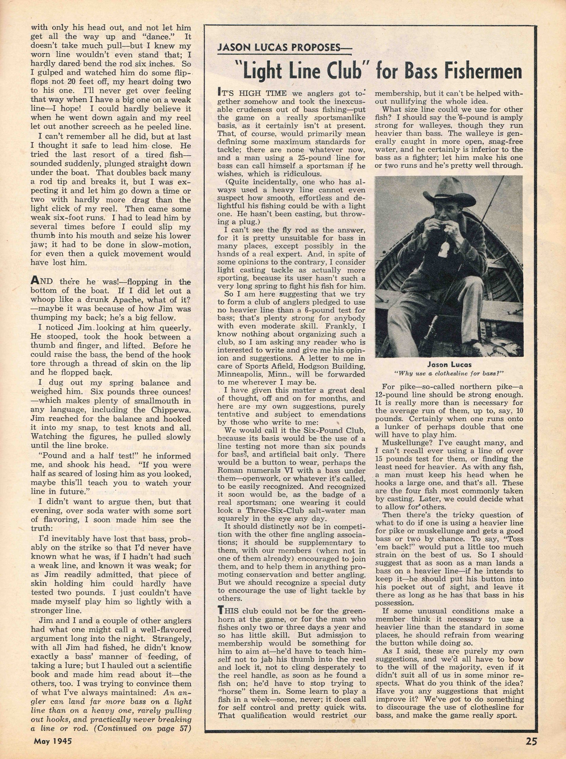 Lucas The Series 3 - Bass Fishing Archives Short Strikes