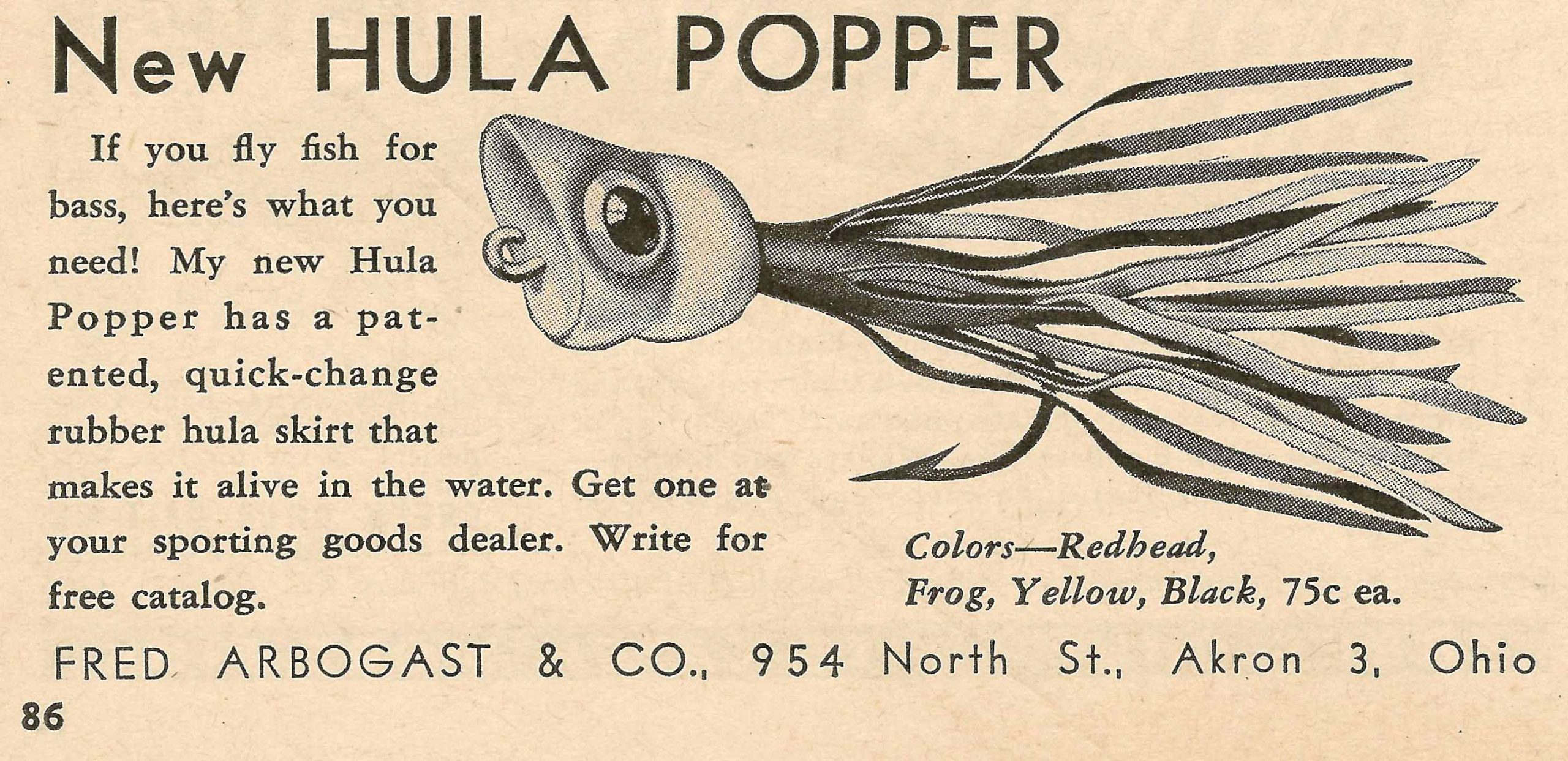 The Ubiquitous Hula Popper - Bass Fishing Archives Sunday Sonnett