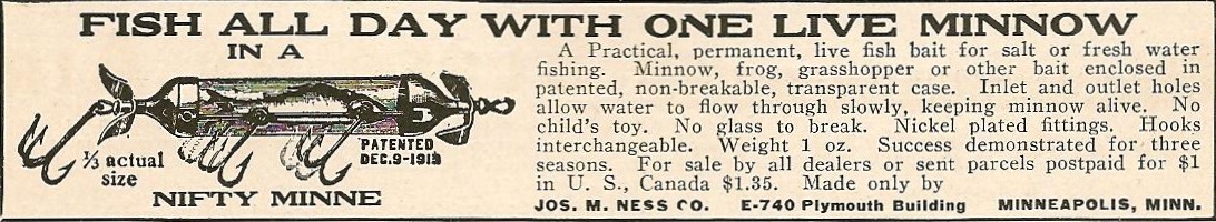 The First Plastic Lure? - Bass Fishing Archives Sunday Sonnett
