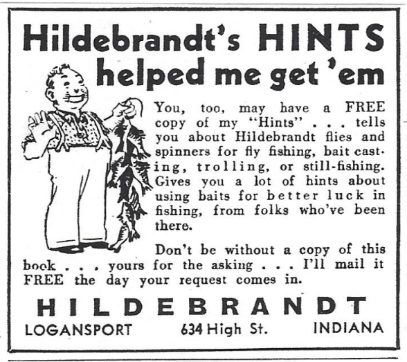 Vintage Hildebrandt Spinner Ads - Bass Fishing Archives Retro Ads