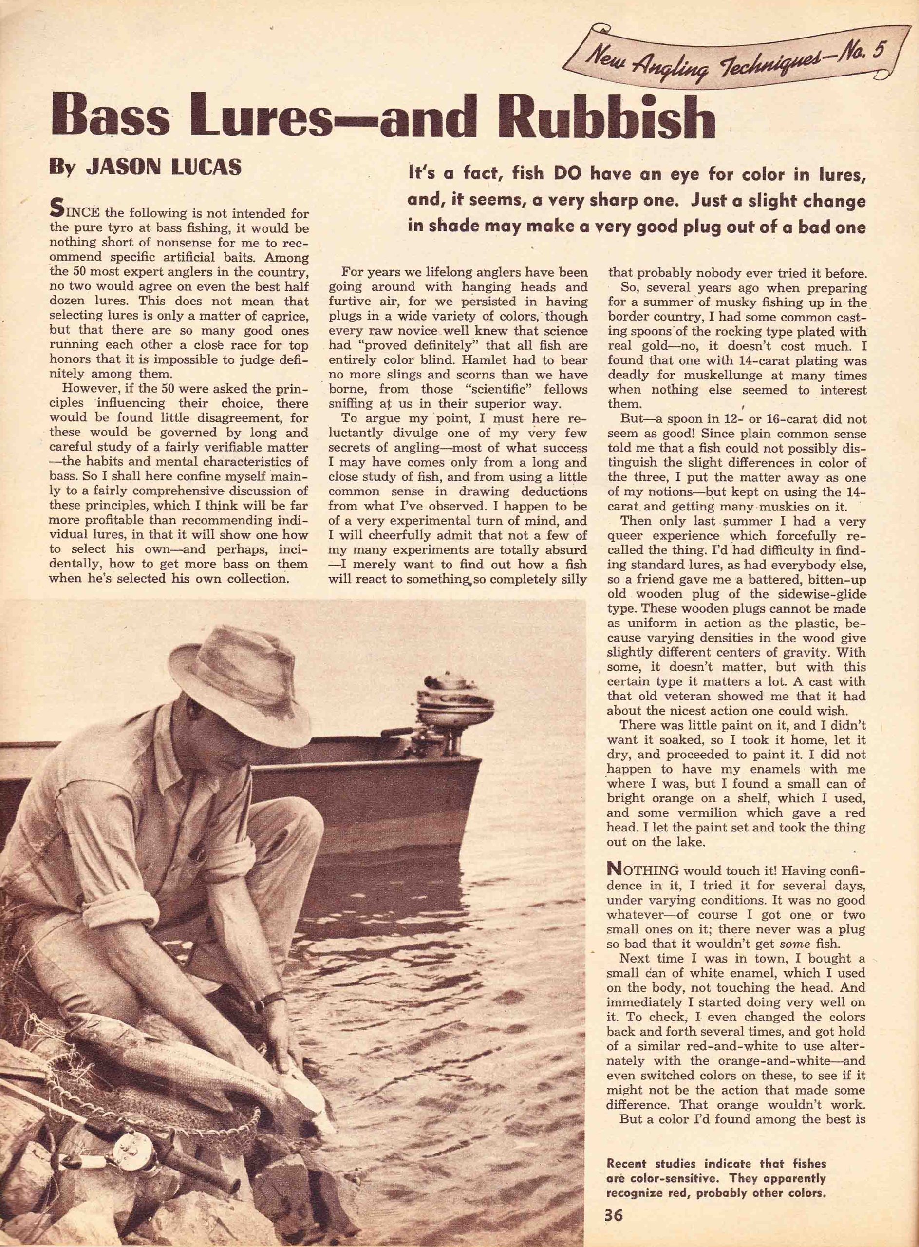 Lucas The Series 5 - Bass Fishing Archives Short Strikes