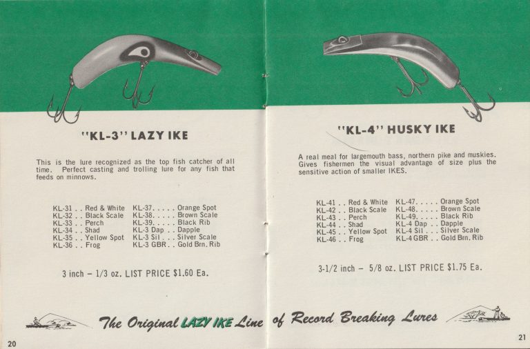Lazy Ike - Lure of Fishing - Bass Fishing Archives Bass Tackle Catalogs