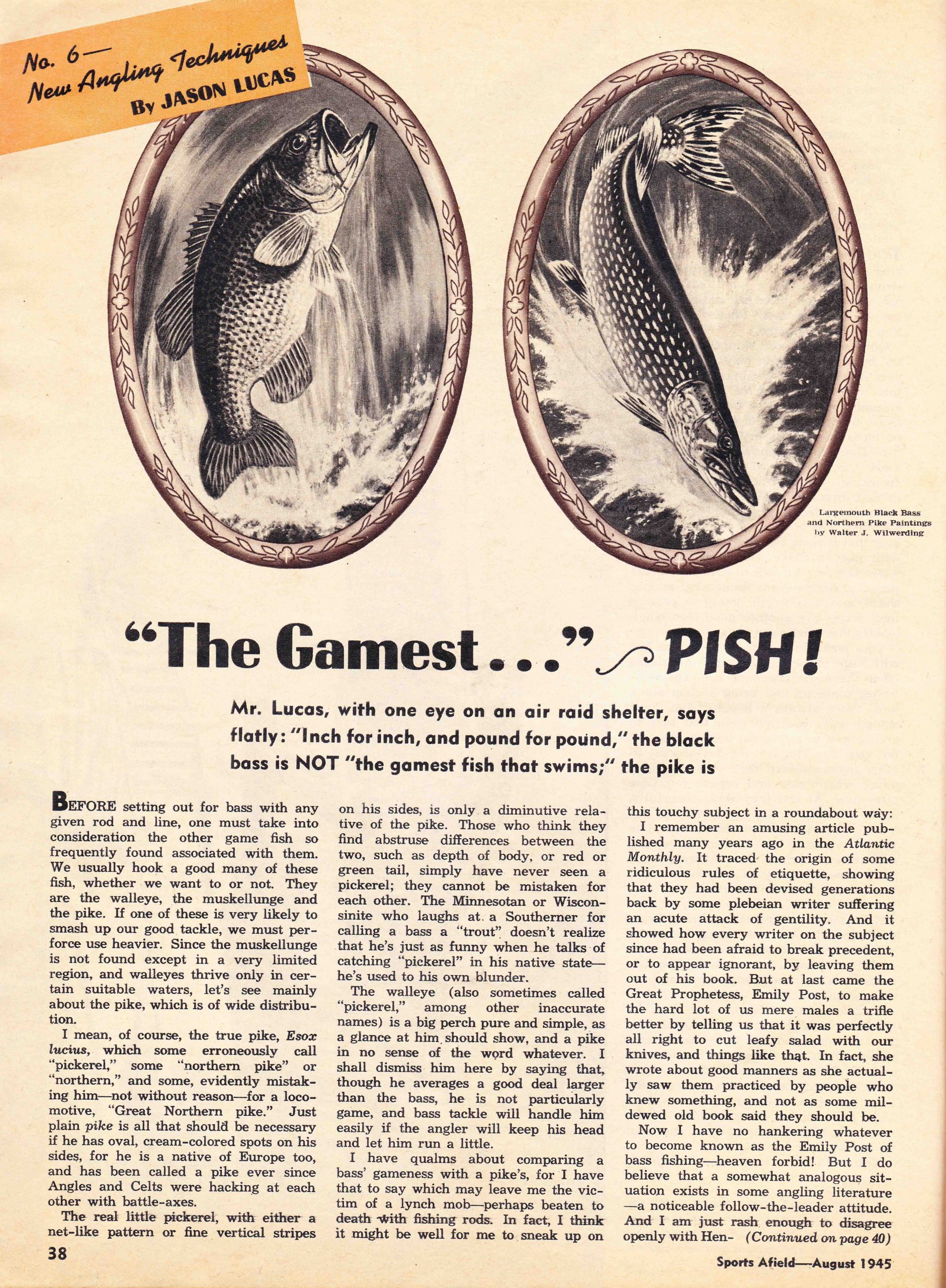 Lucas The Series 6 - Bass Fishing Archives Short Strikes