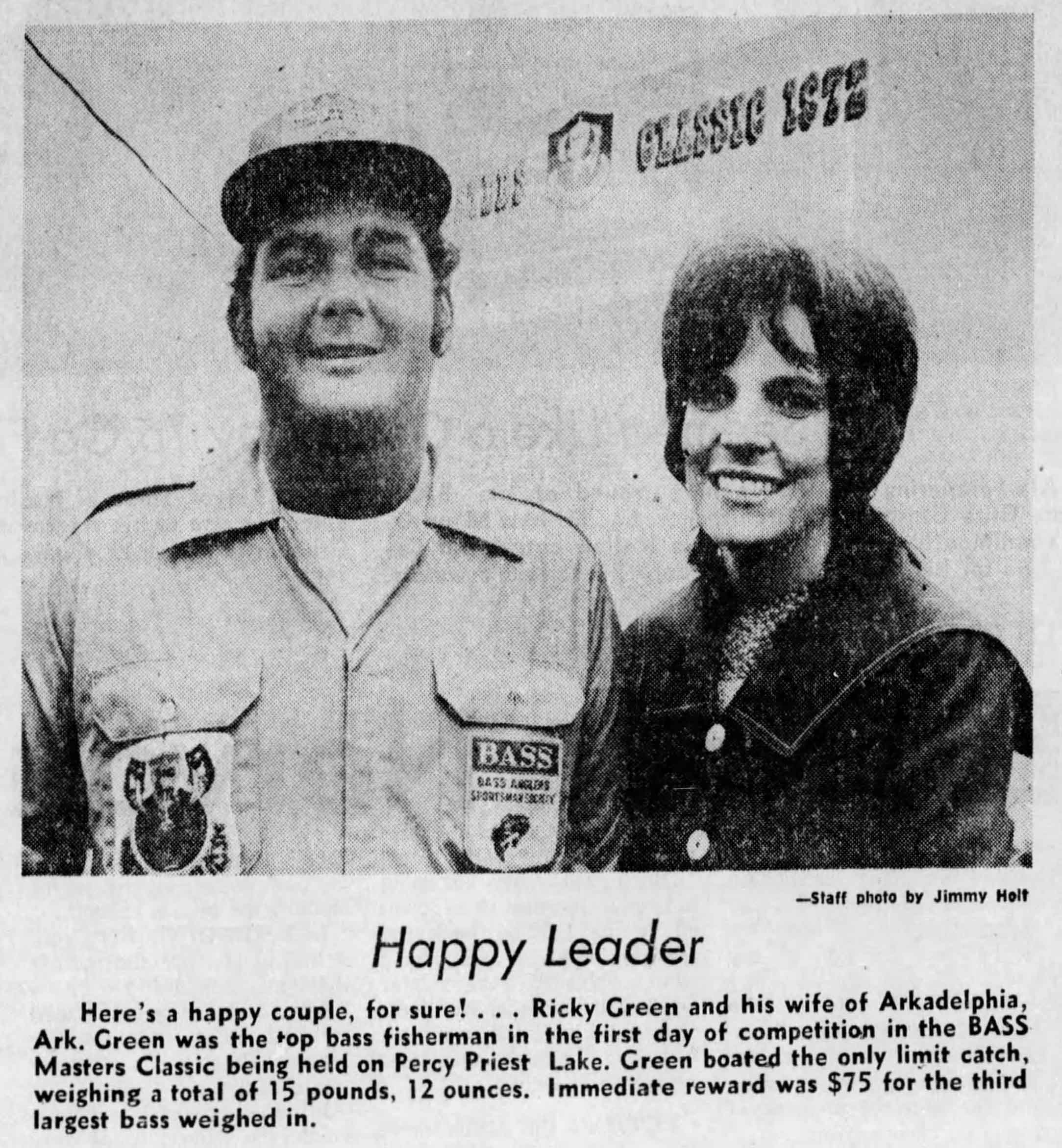 Mr. Consistency Ricky Green - Bass Fishing Archives B.A.S.S.