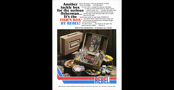 Rebel Advertisements 1977 - Bass Fishing Archives Retro Ads