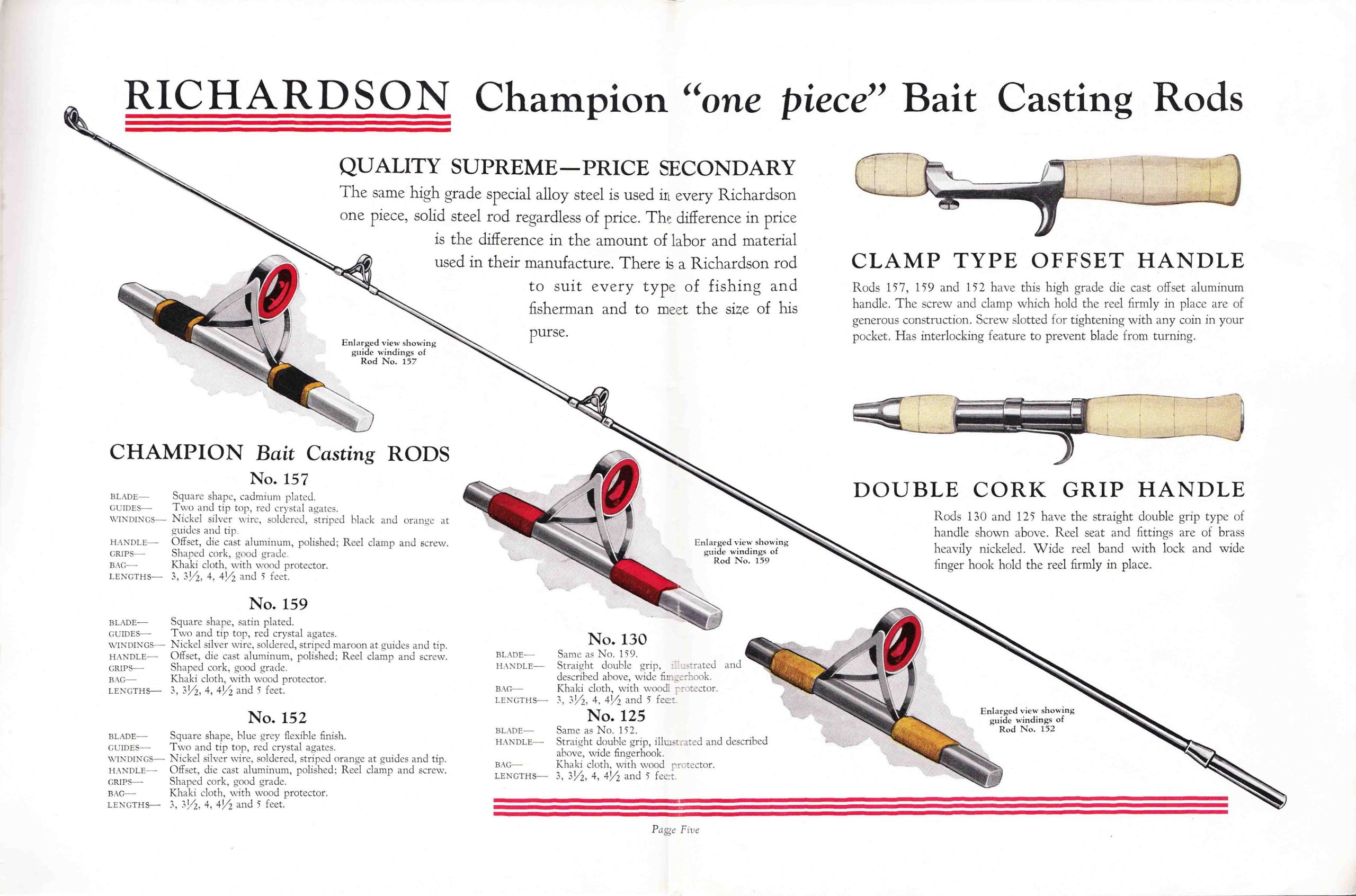 Richardson Rods 1935-36 Catalog - Bass Fishing Archives