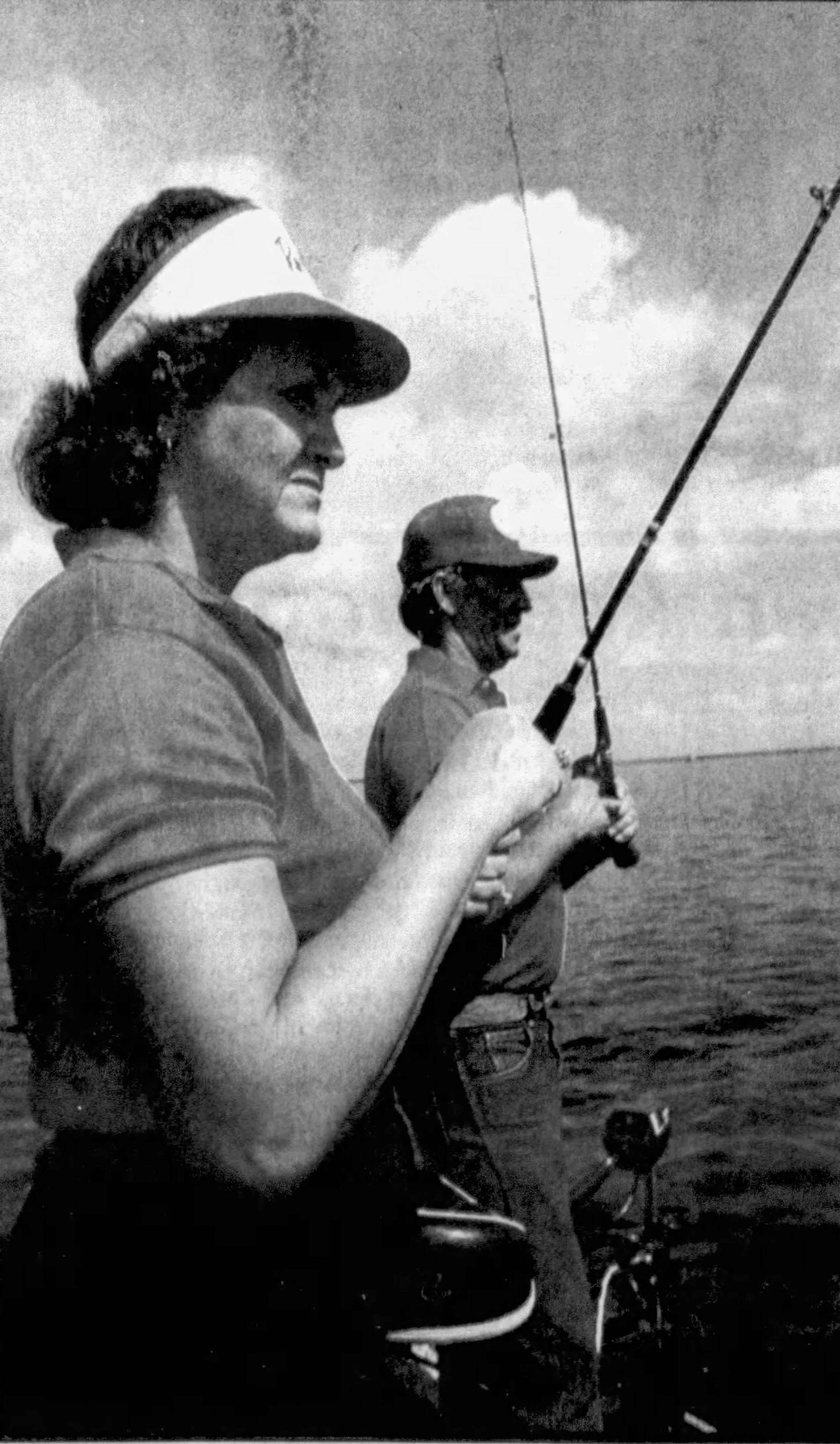 Wanda the Tester - Bass Fishing Archives Historic Bass Fishing Pics