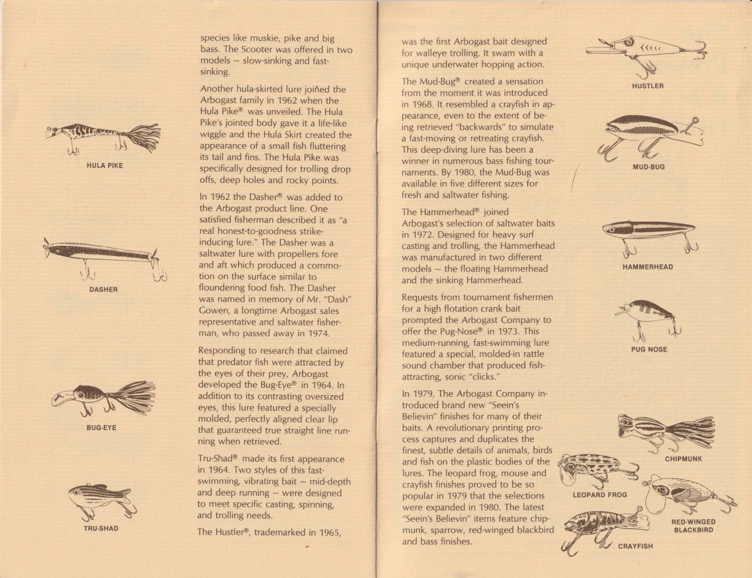 Arbogast "The First Fifty Years" - Bass Fishing Archives Fred Arbogast