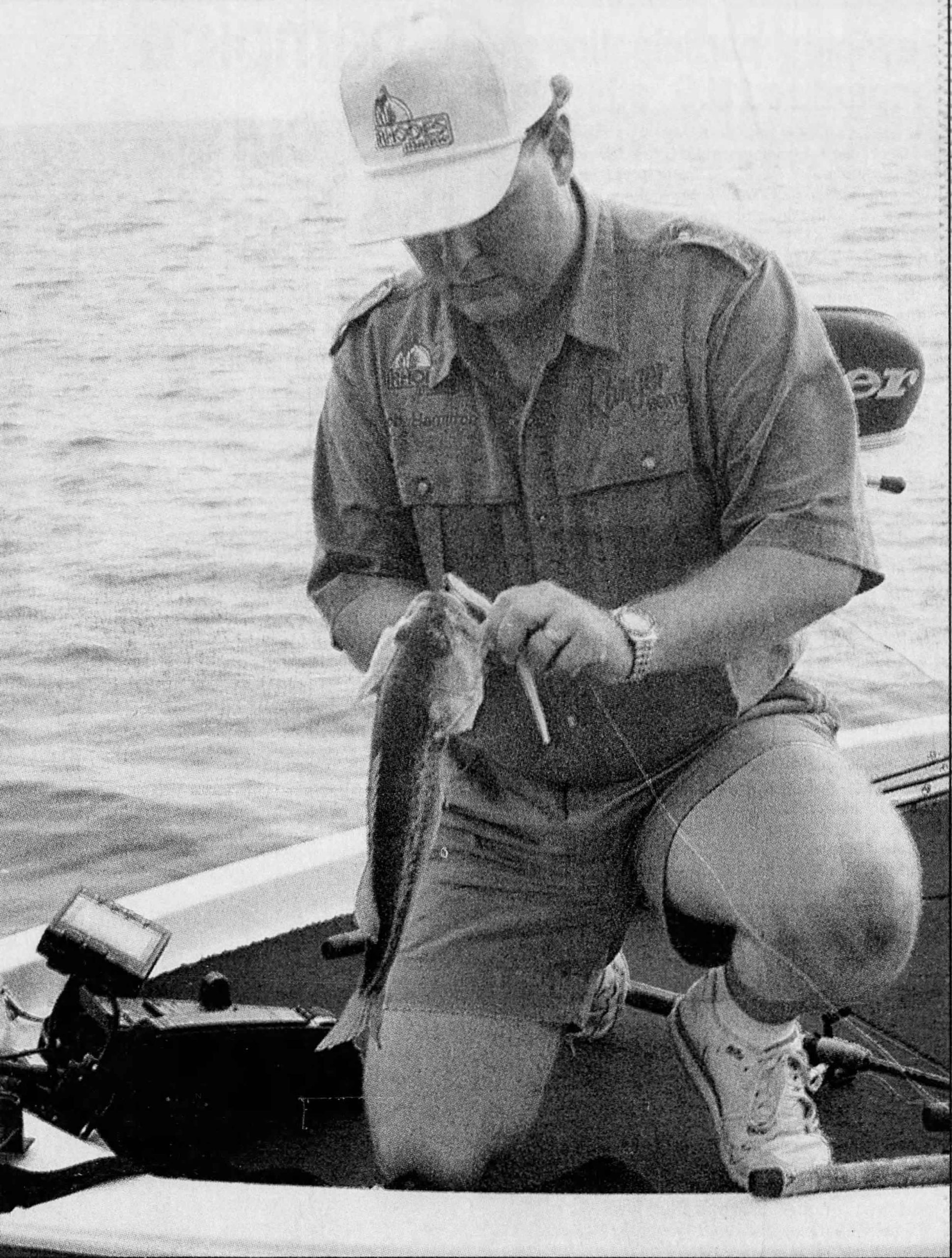 Hamilton Jr and Slug-Go - Bass Fishing Archives Historic Bass Fishing Pics