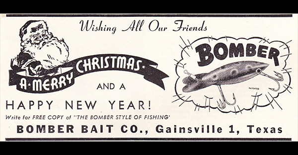 Bomber Ads Early 1950s - Bass Fishing Archives Retro Ads