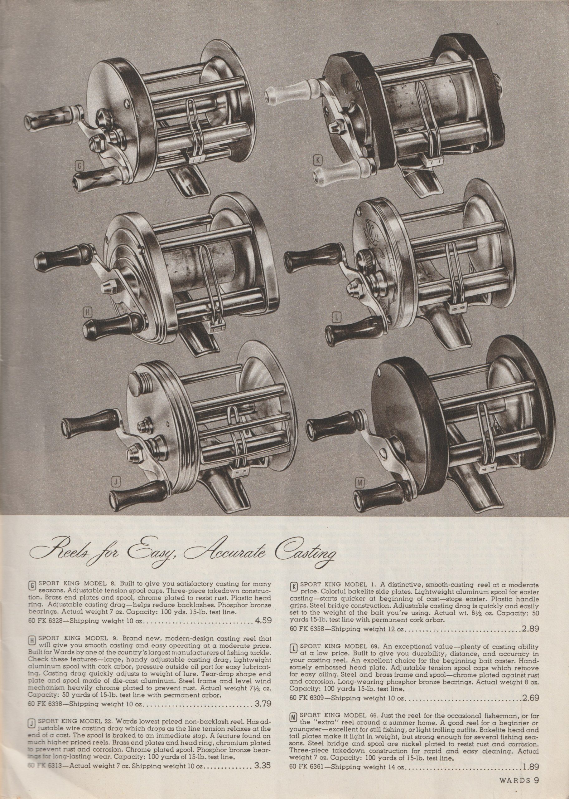 Montgomery Ward 1949 Part 2 - Bass Fishing Archives Tackle History