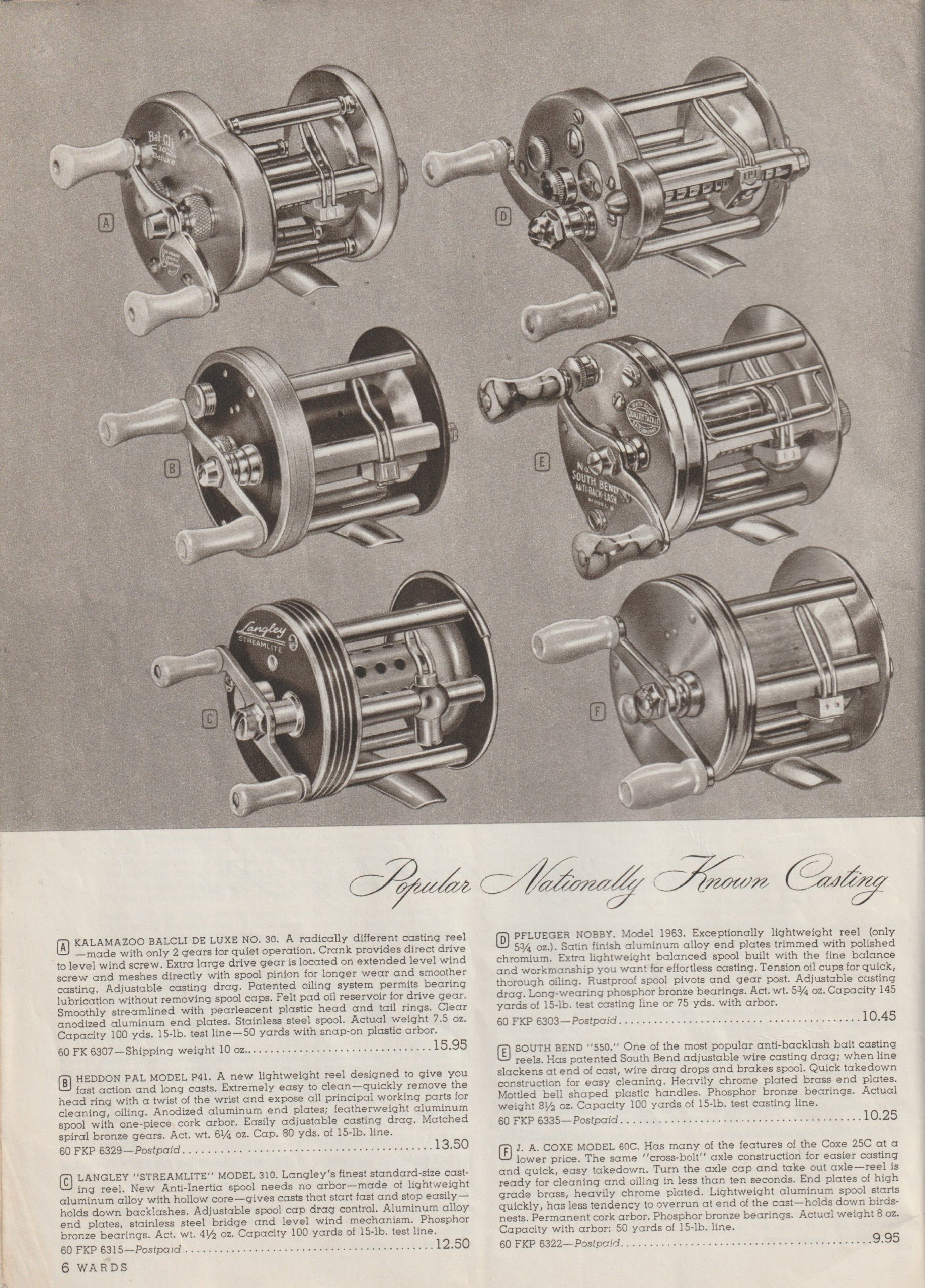 Montgomery Ward 1949 Part 2 - Bass Fishing Archives Tackle History