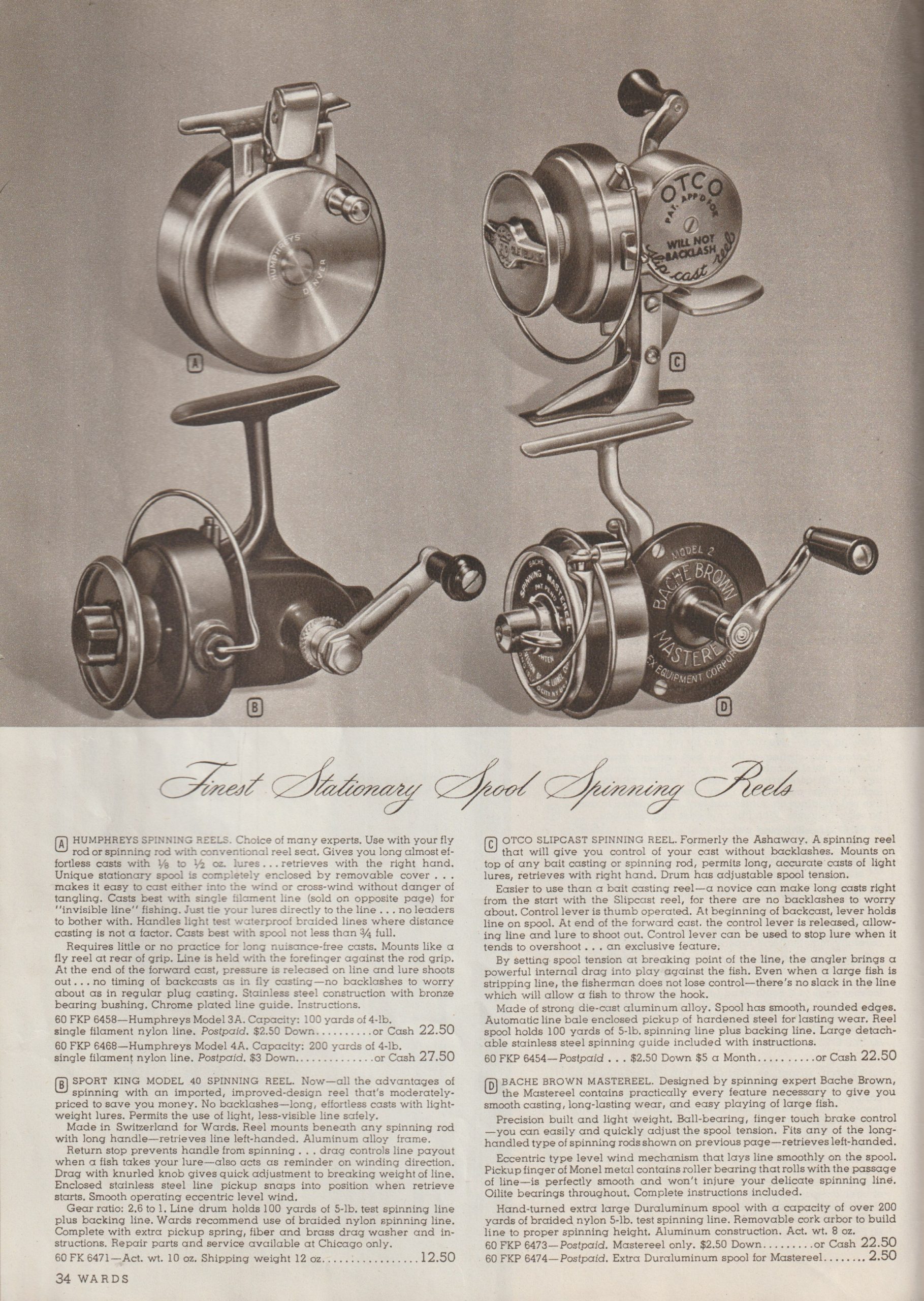 Montgomery Ward 1949 Part 2 - Bass Fishing Archives Tackle History