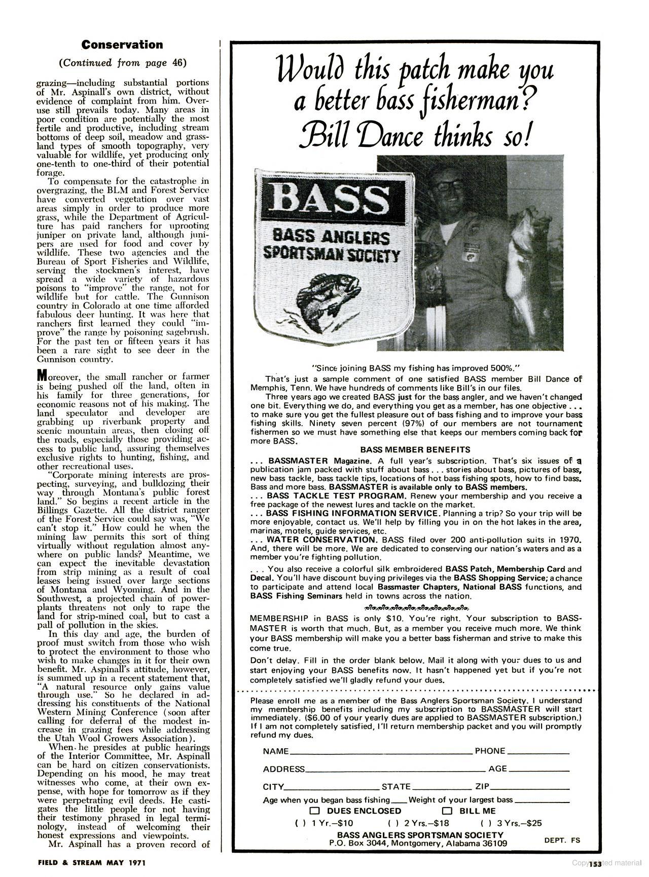 World’s Best Bass Fisherman…Bill Dance - Bass Fishing Archives Short ...