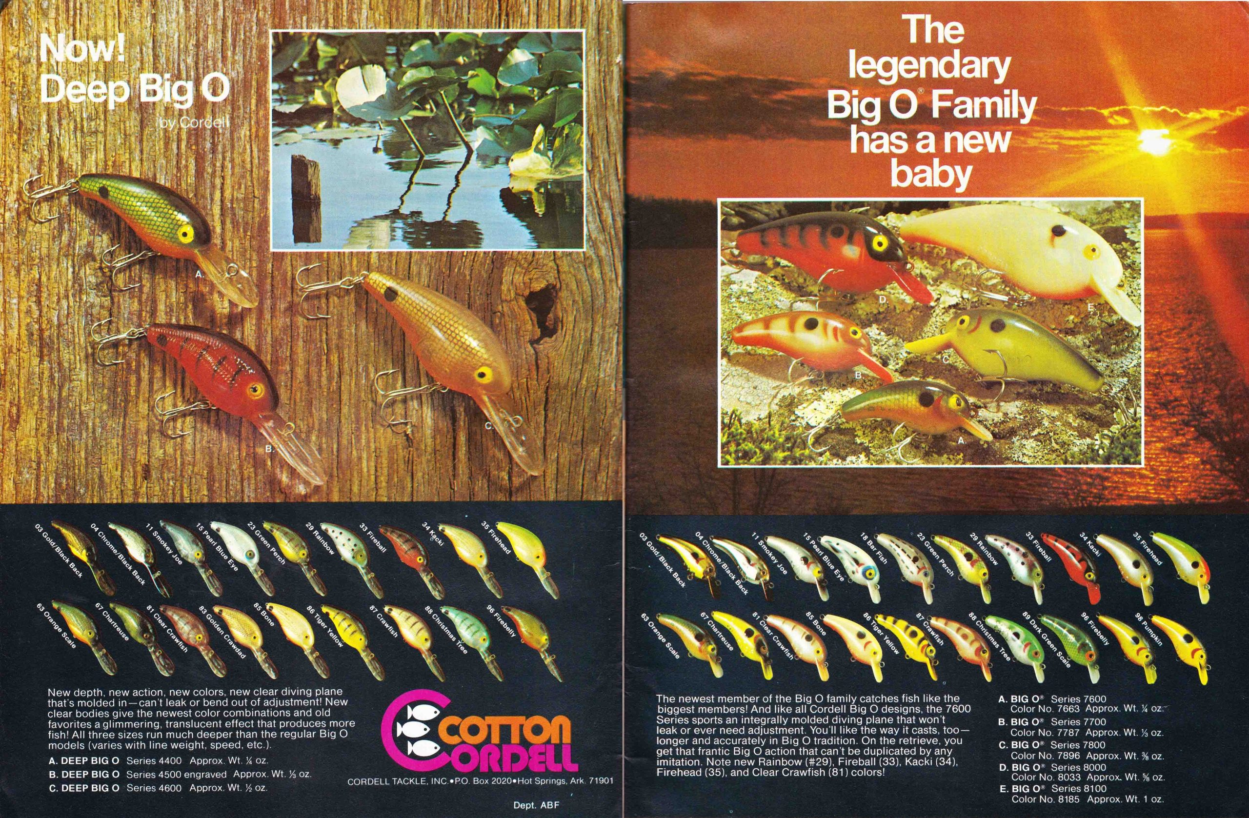 Cordell Big O 1976 - Bass Fishing Archives Cordell